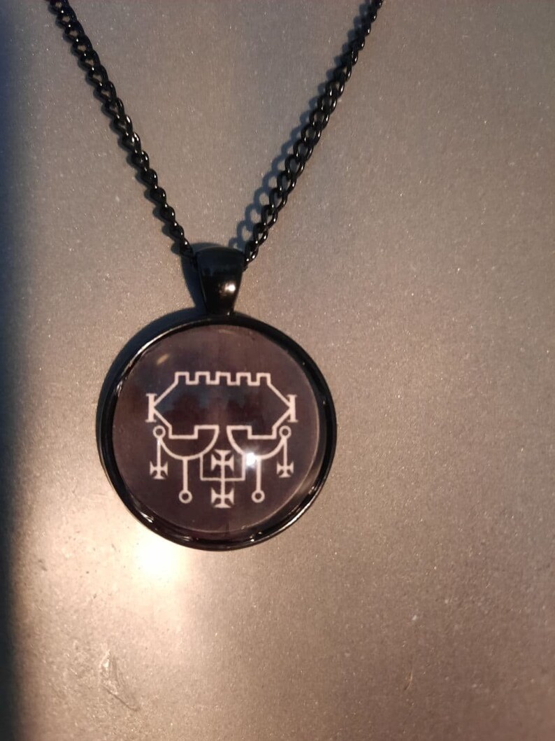 Sigil of Belial Necklace Occult Left Hand Path Demonic Demon - Etsy