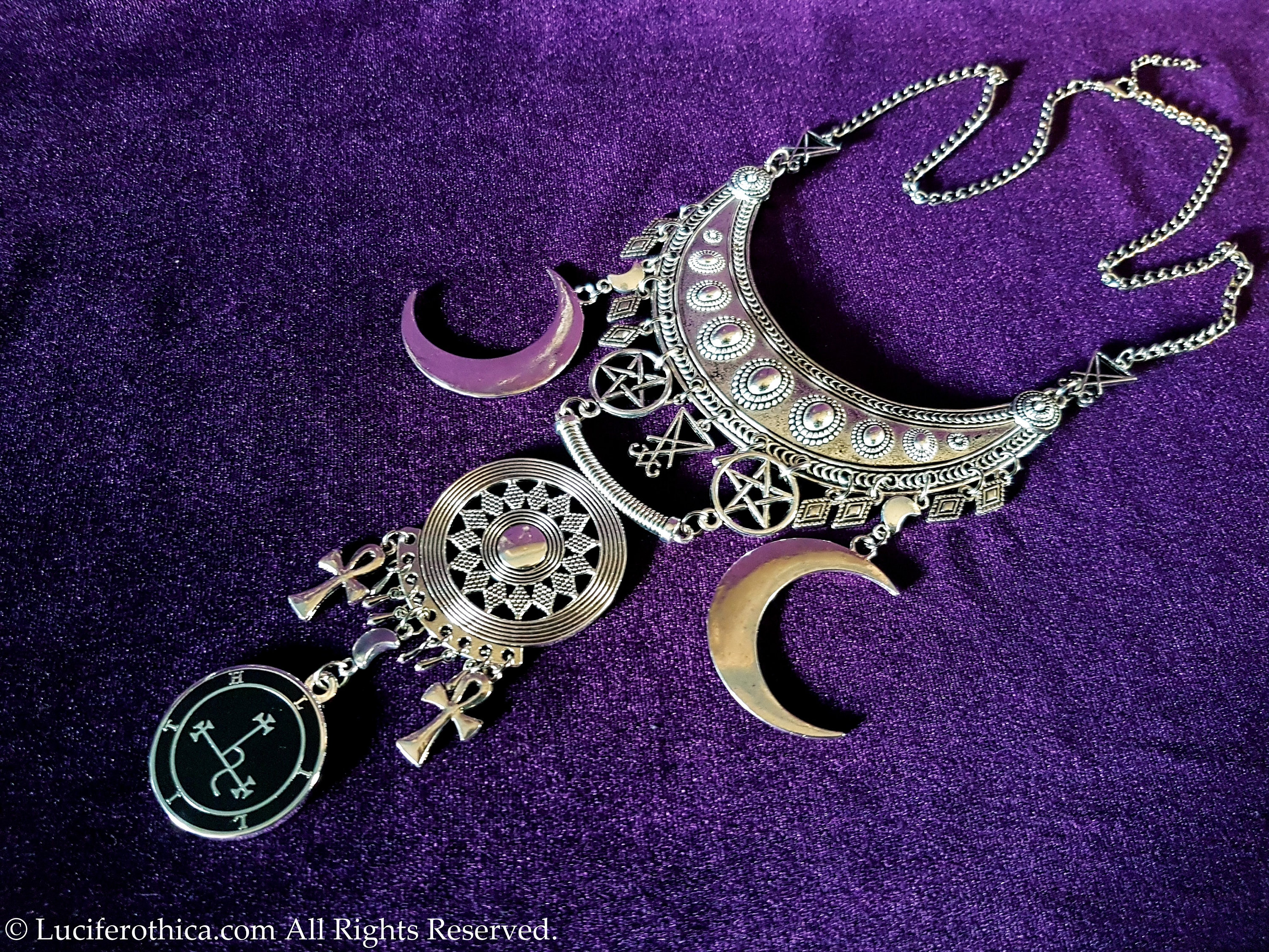 Sigil of Lilith Moon Neckpiece