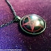 Red Sigil of Baphomet Dome Pendant - Bessy Version Occult Sigil of ...
