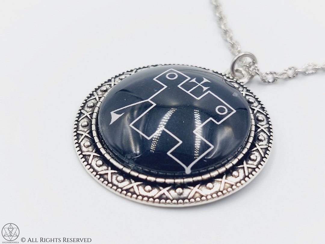 Sigil of Halphas Pendant Occult Demon Goetia Dictionary Infernal Bale ...
