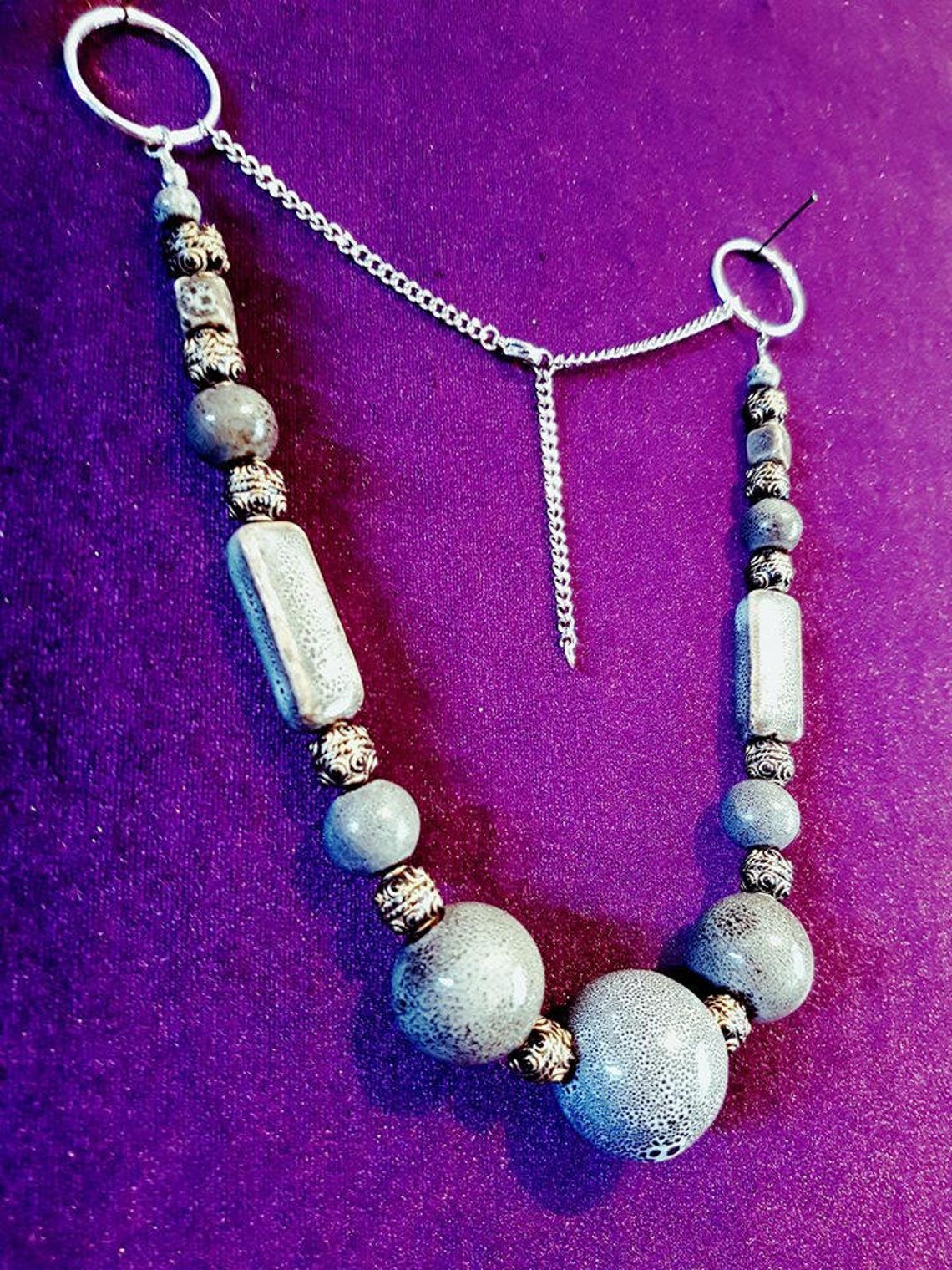 Walqa Los Incas Necklace Inca Maya Spiritual Ceramic Big - Etsy