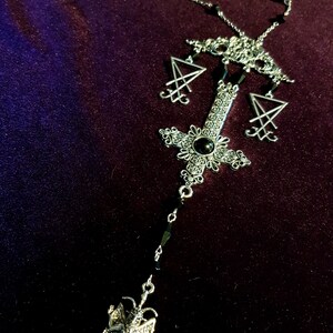 Balance Baphomet Necklace - Occult Sigil of Lucifer Balanca Scale ...