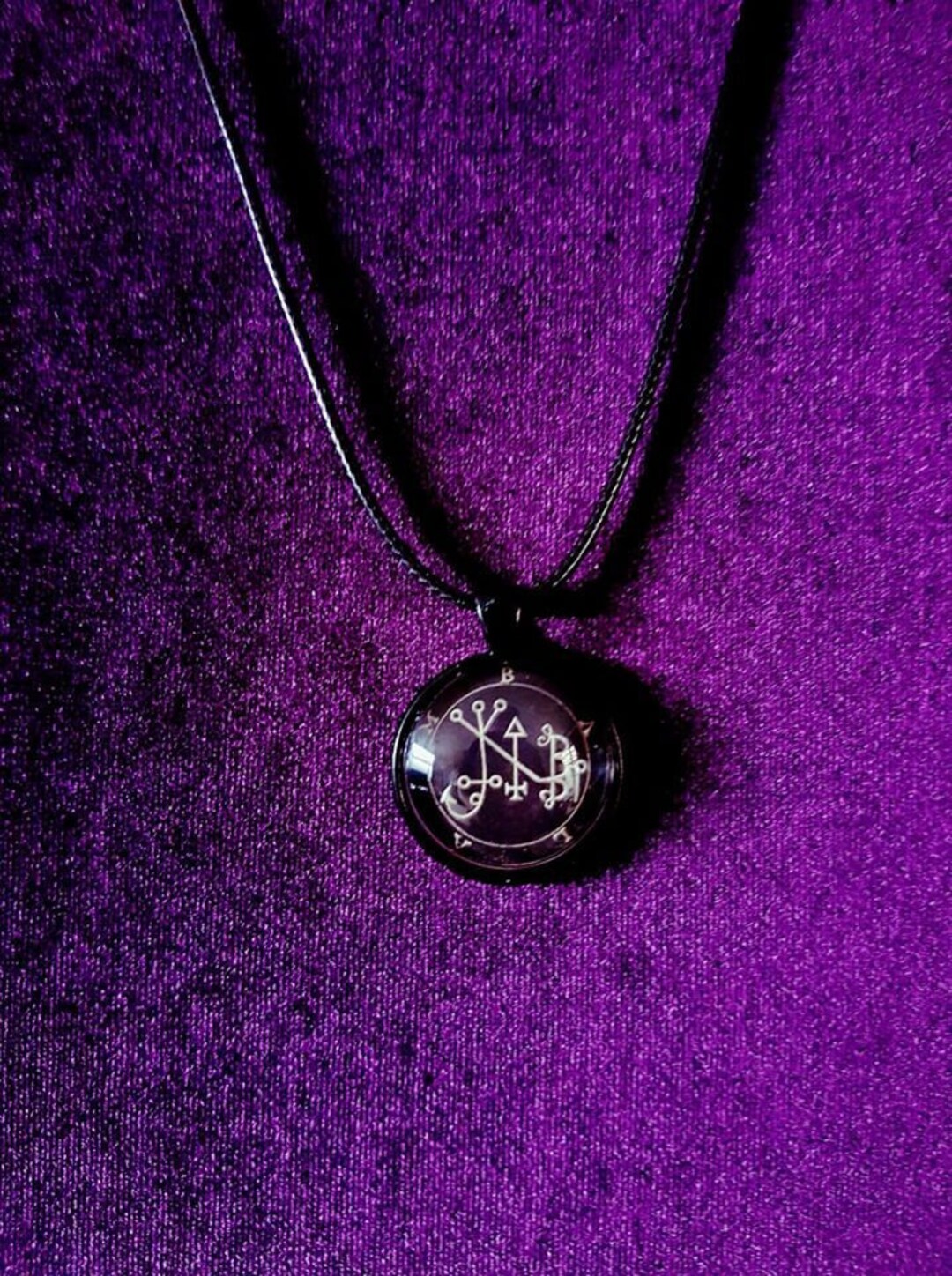 Sigil of Balam Pendant - Occult Left Hand Path Goetia Demon Demonic ...