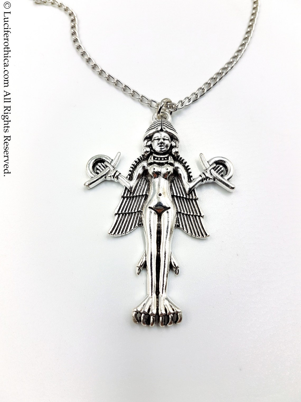 Lilith | Inanna | Ishtar Pendant Necklace (big Size) - Ereshkigal ...
