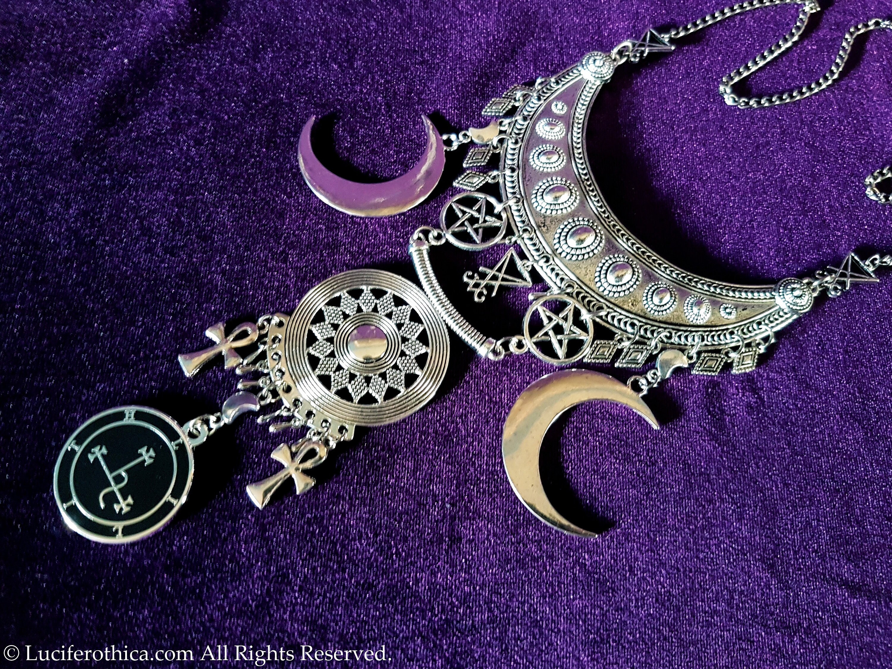Sigil of Lilith Moon Neckpiece