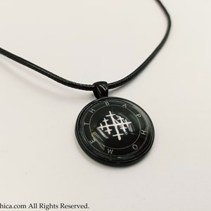 Dukante Sigil of Baphomet Necklace - Occult Demonolatry Seal or Pendant ...