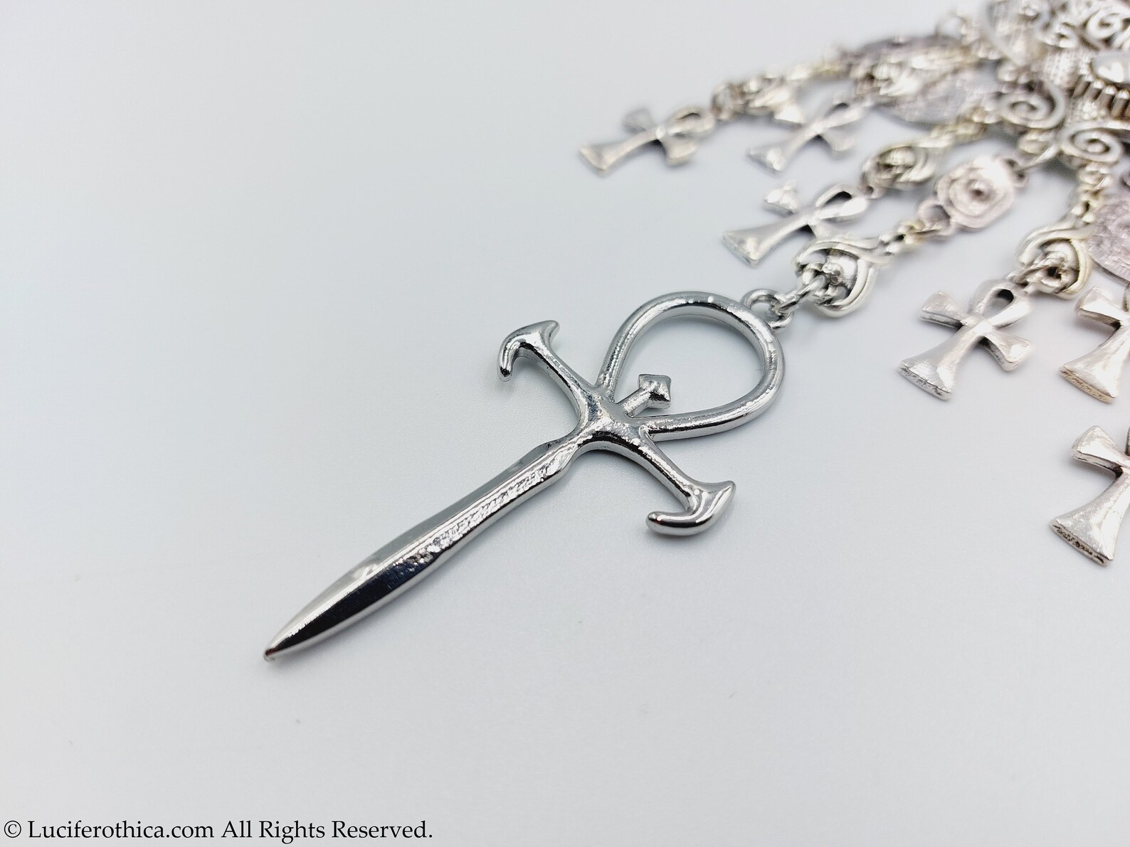 Vampire Elder Ankh Neckpiece Occult Vampire Ankh Necklace | Etsy