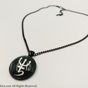 Sigil of Kali Pendant - Seal of Kali Ma Hindu Goddess Kali Necklace ...