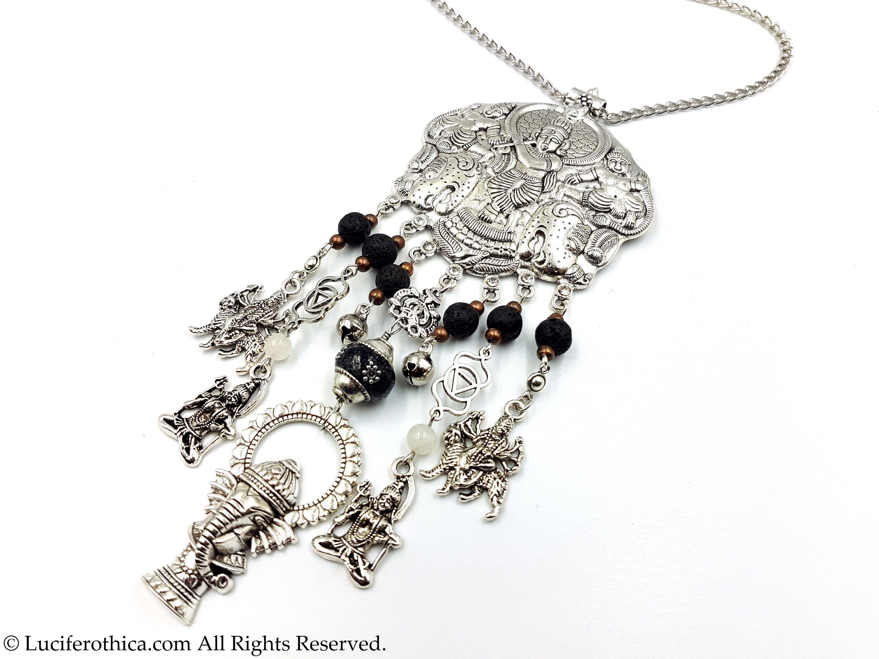 Ayurvedic Hindu Third Eye Necklace