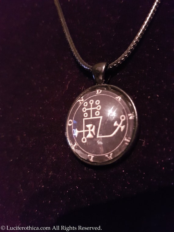 Sigil of Dantalion Necklace occult left hand path goetia | Etsy