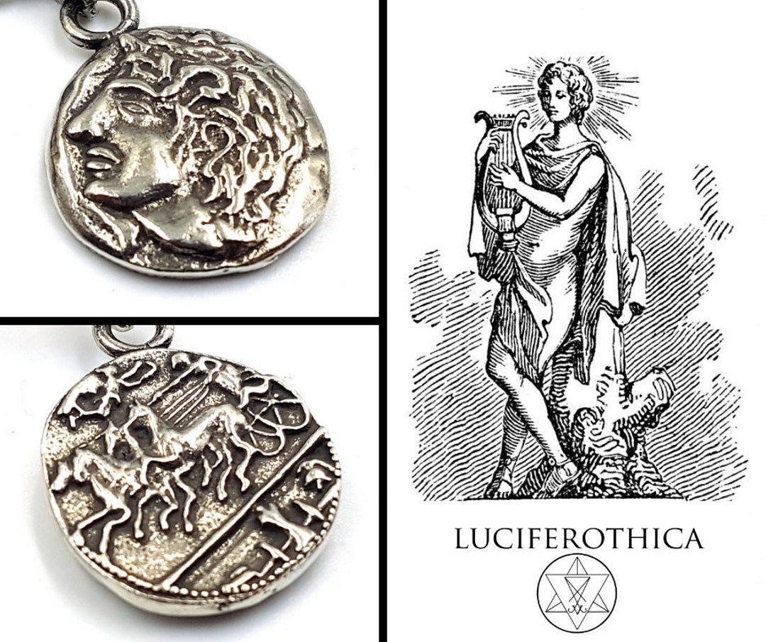 Apollo Pendant (olympian God of Truth | Sun ) - God of Music Healing ...