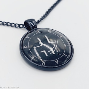 Sigil of Agaliarept Pendant - Occult Demon Goetia Dictionary Infernal ...