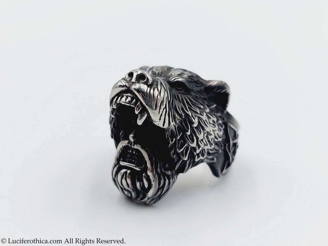 Norse Beserker Ring (stainless Steel) - Scandinavian Viking Warrior ...