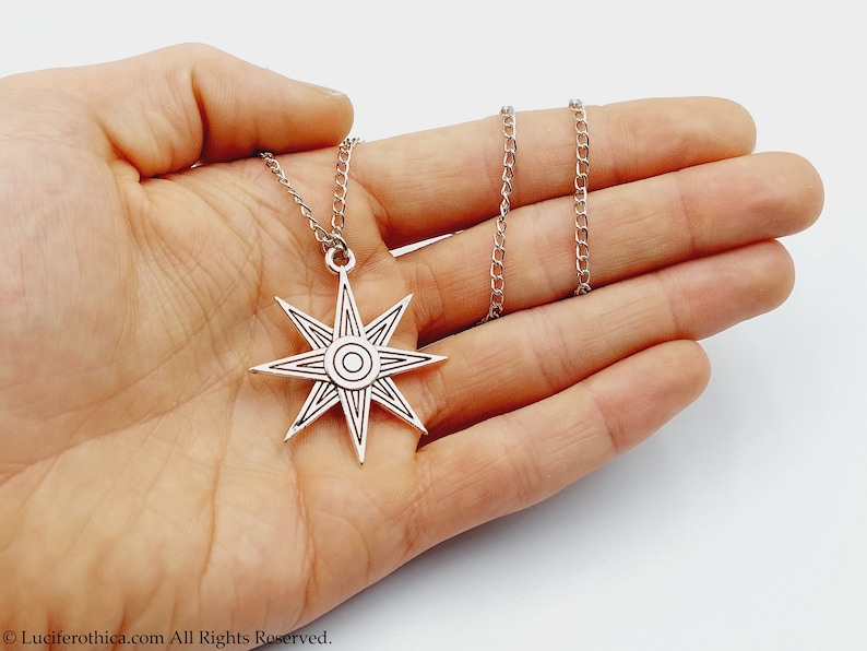 Star of Inanna / Ishtar Pendant 2 Style Options Sumerian | Etsy