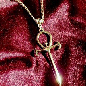 Vampire Ankh Pendant 2styles Occult Goth Gothic Dracula - Etsy