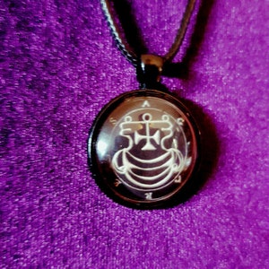 Sigil of Agares Necklace - Demonic Satanic Black Magic Daemons Demons ...