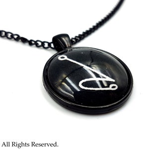 Sigil of Azazel Necklace - Occult Left Hand Path Satanic Goth Satan ...