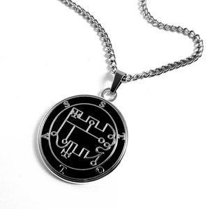 Sigil of Stolas Pendant Medallion Occult Demon Solomon Lucifer Goth ...