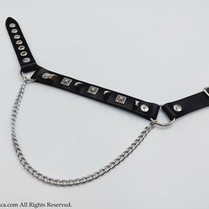 Leather Boot Strap With Studs & Chains currently 5 Extra Styles ...