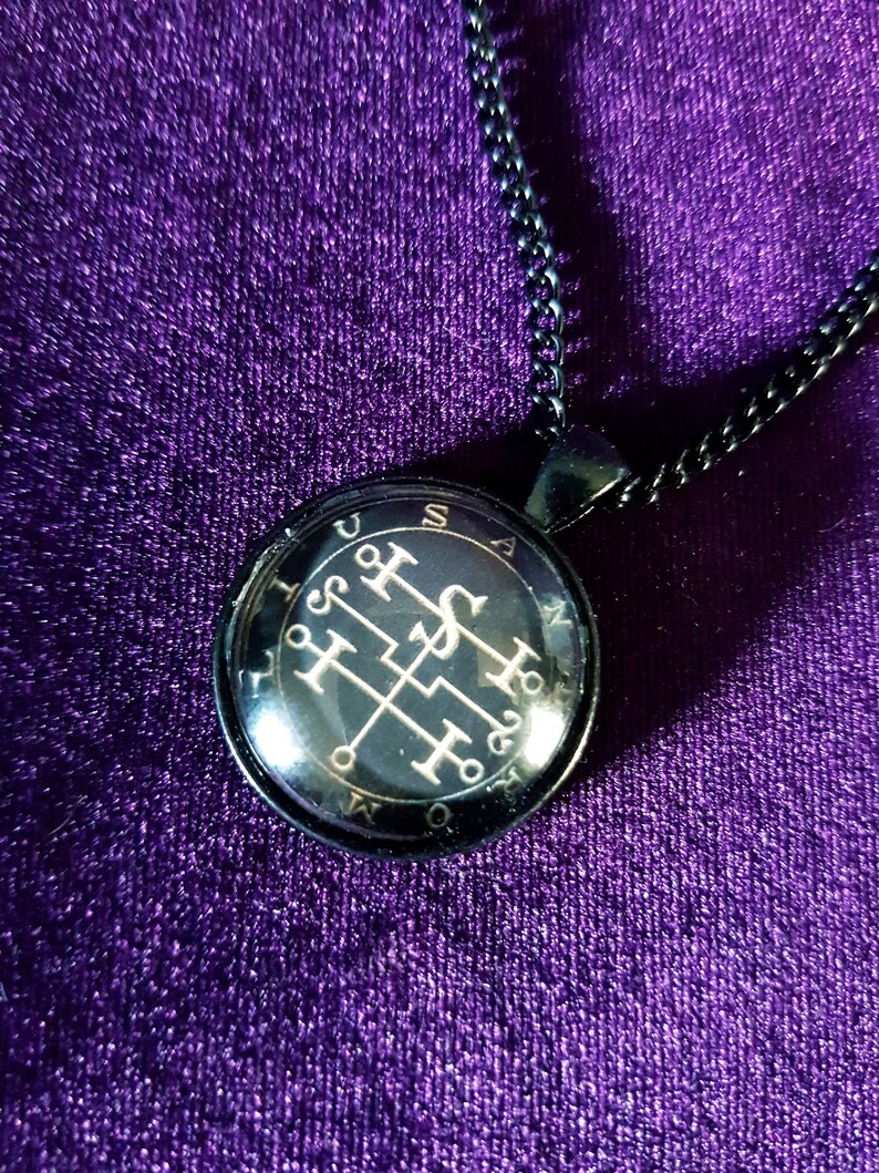 Sigil of Andromalius Necklace Occult Left Hand Path Goetia - Etsy