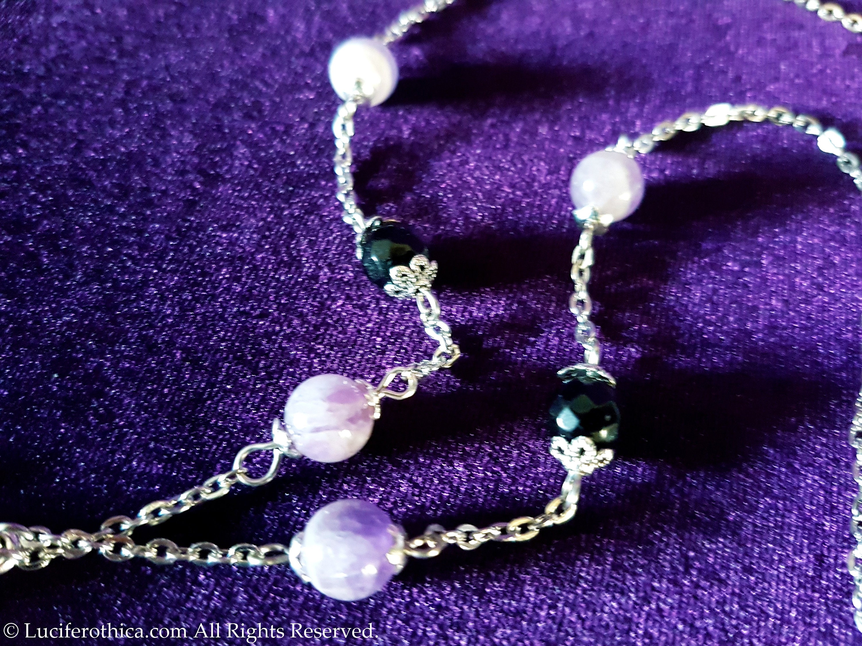 Ankh Amethyst Necklace