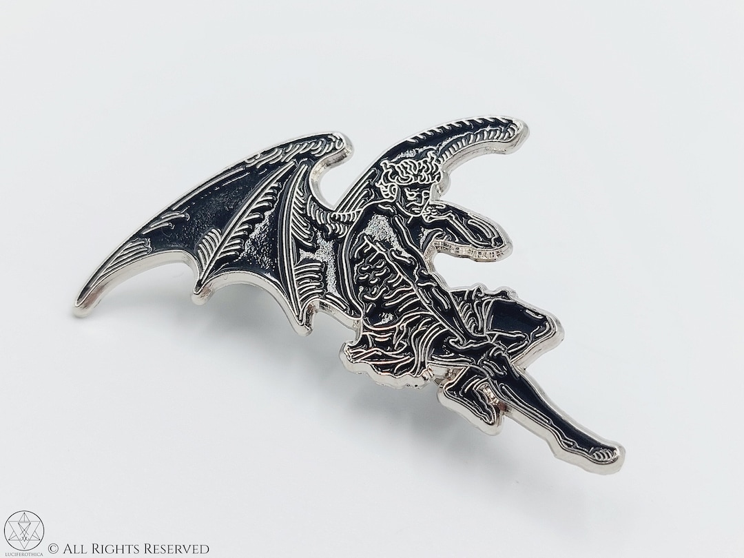 Lucifer Pin (luciferothica Branded Silver Tone Edition) - by Gustave ...