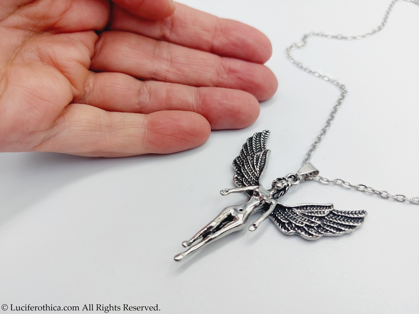 Winged Lilith | Inanna | Ishtar Pendant - Sumerian Necklace Burney ...