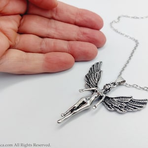 Winged Lilith | Inanna | Ishtar Pendant - Sumerian Necklace Burney ...