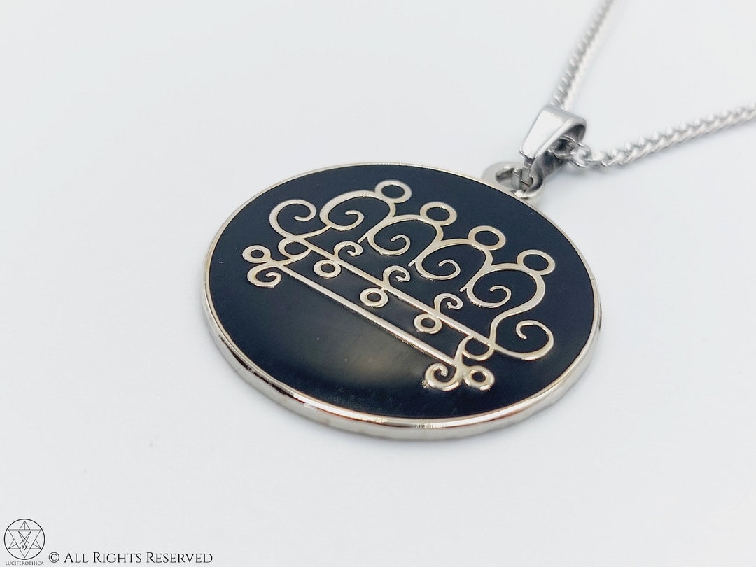 Sigil of Paimon Stainless Steel Pendant (unsealed) - King Paimon ...