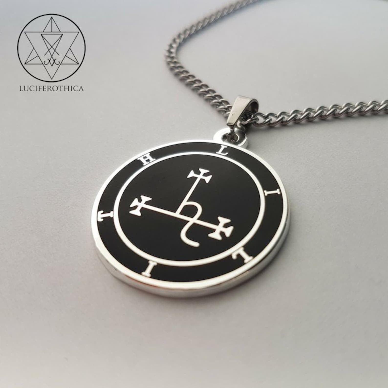 Sigil of Lilith Pendant Medallion - Left Hand Path Seal of Lilith ...