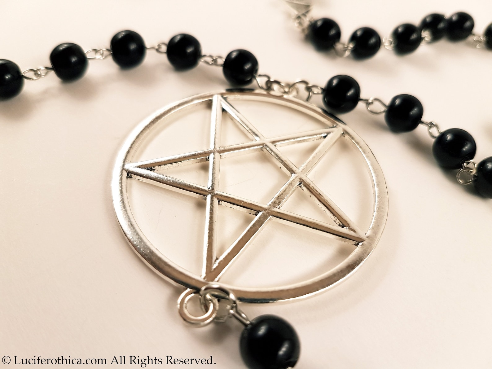 Pazuzu Rosary Occult Demonic Flying Demon Sigil of Lucifer - Etsy