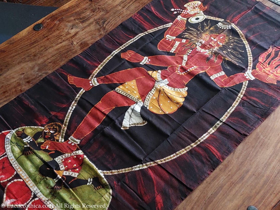 Lord Shiva Banner - Poster Flagg Handmade 100% Cotton Shiva Hindu Altar ...