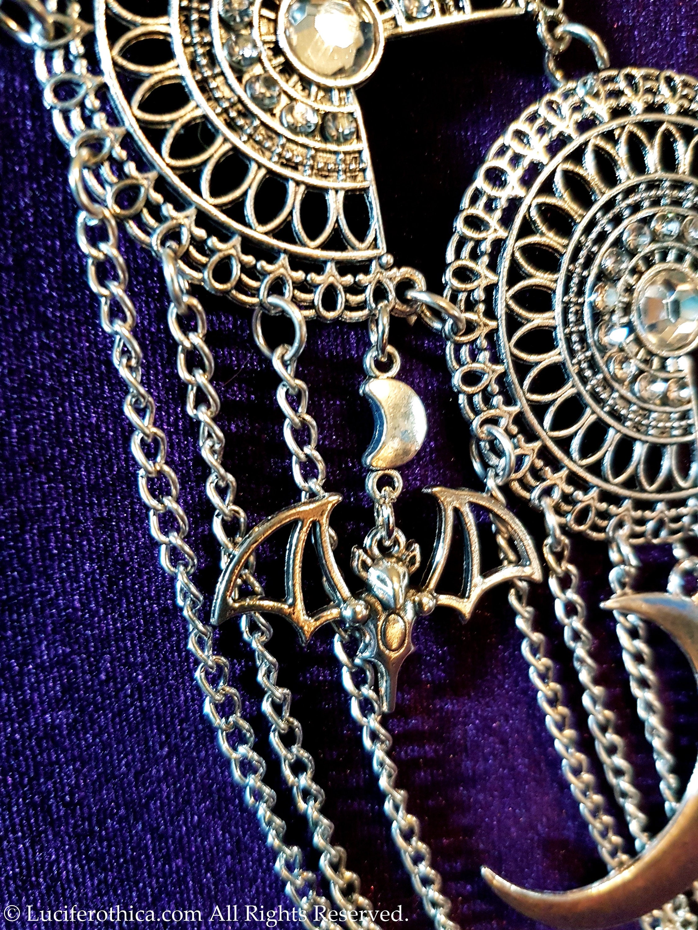 Vampire Hip Chain Ankh Belt (New Design)