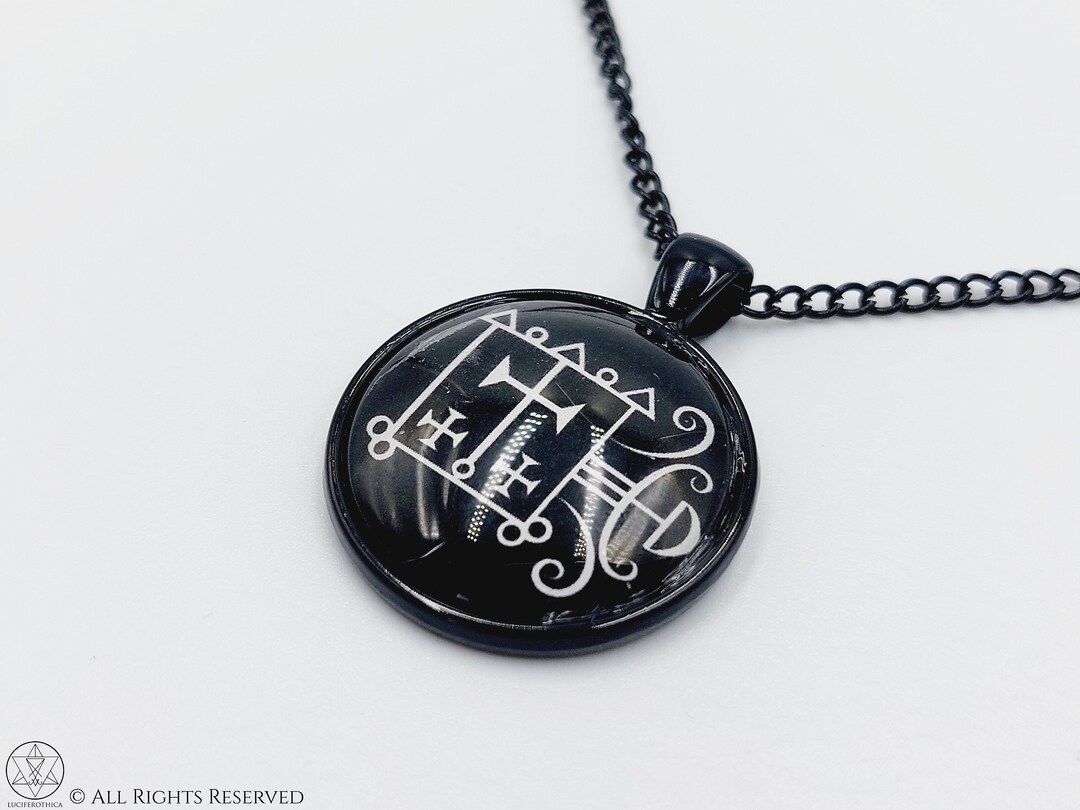 Sigil of Orobas Necklace - Occult Demonic Justice Demon Goetic Gothic ...