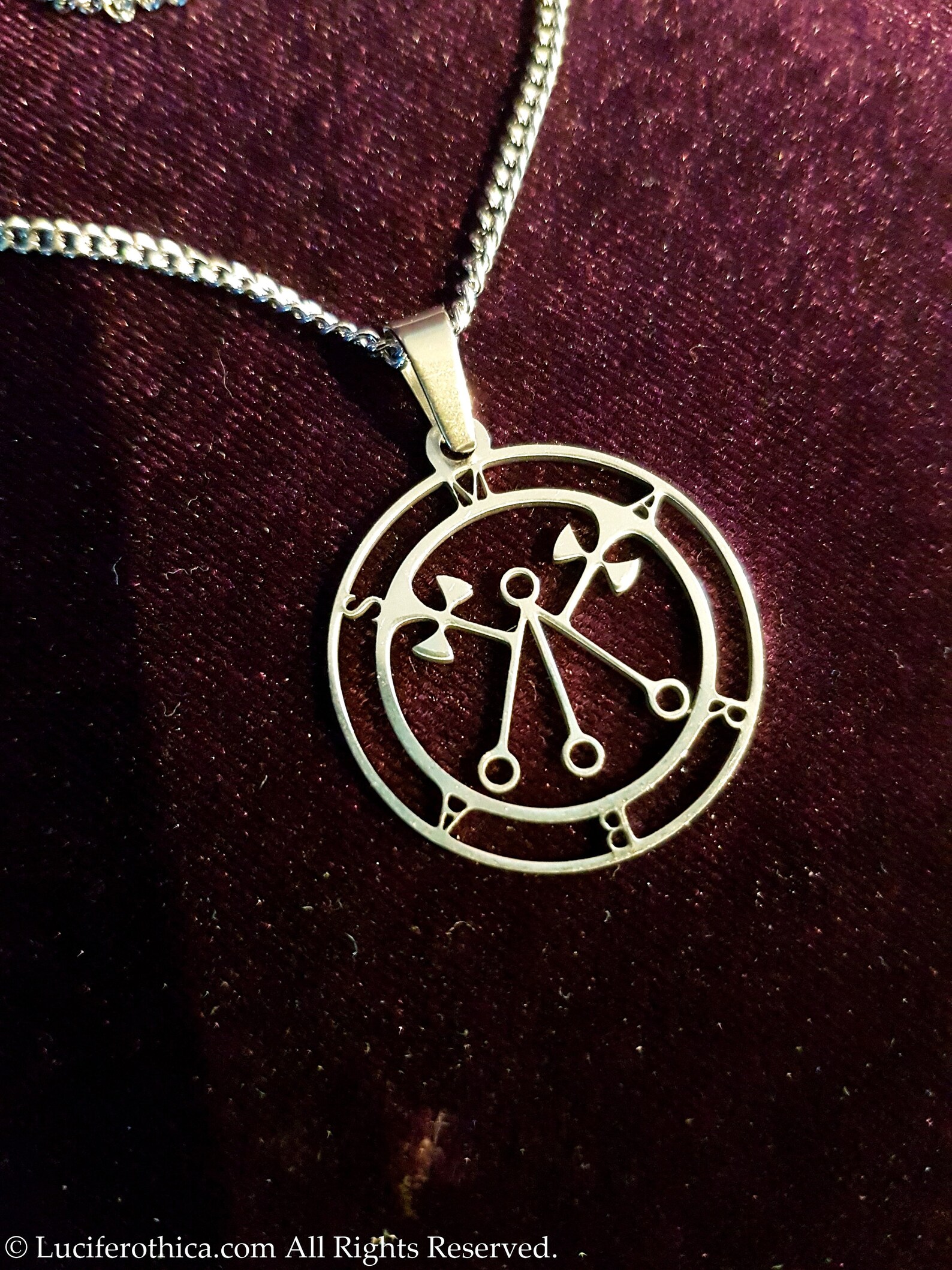 Sigil of Marbas Pendant stainless Steel Occult Left Hand | Etsy