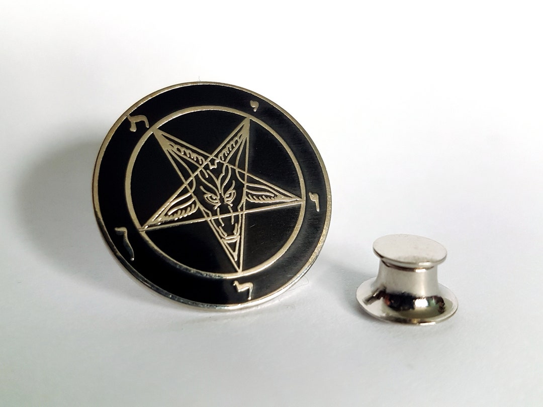 Sigil of Baphomet Lapel Pins (bessy Version) - Occult Left Hand Path ...