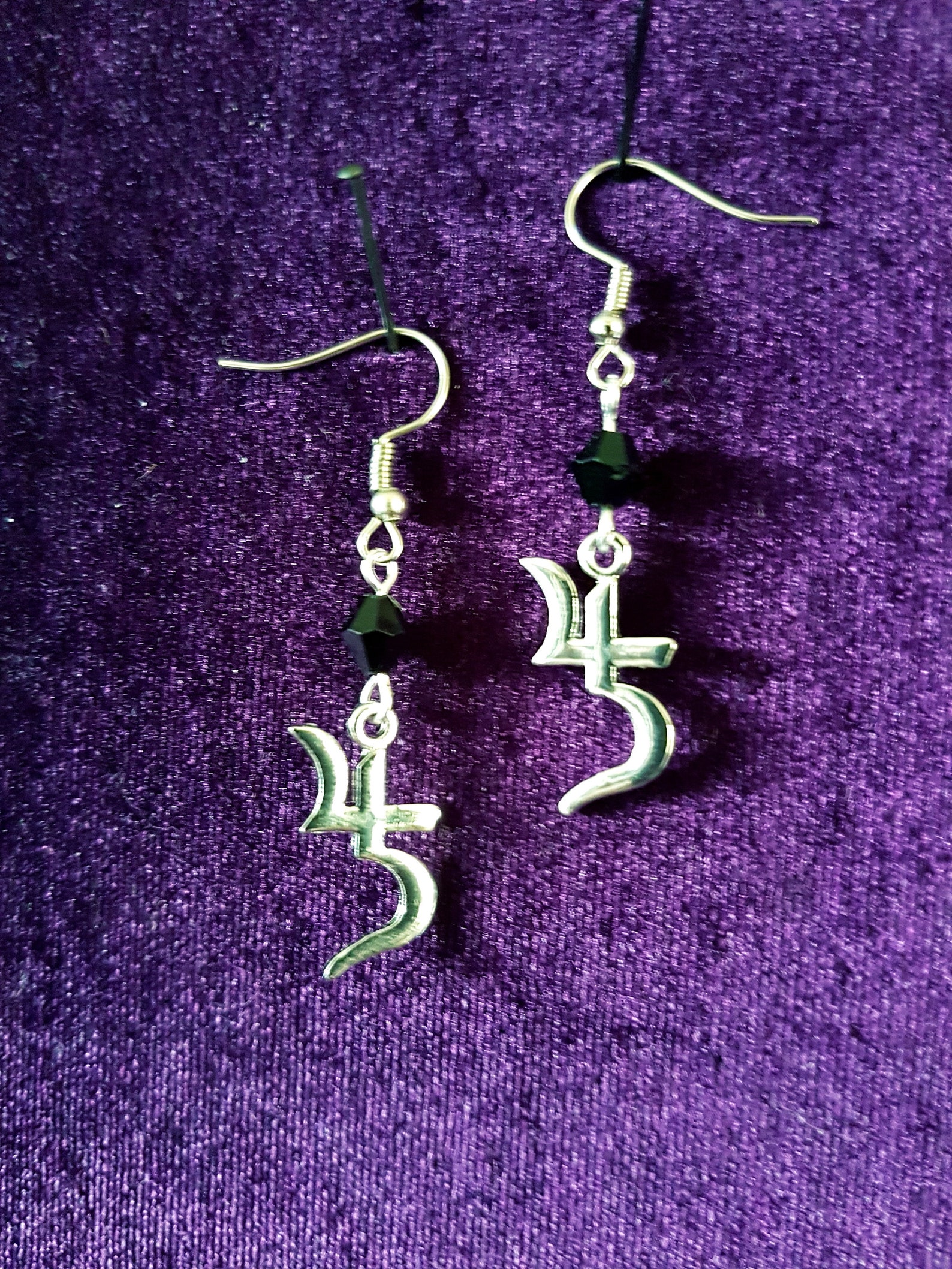 Sopor Aeternus Jusa Earrings 2 Styles Jusa Sigil Sopor Aeternus Symbol ...