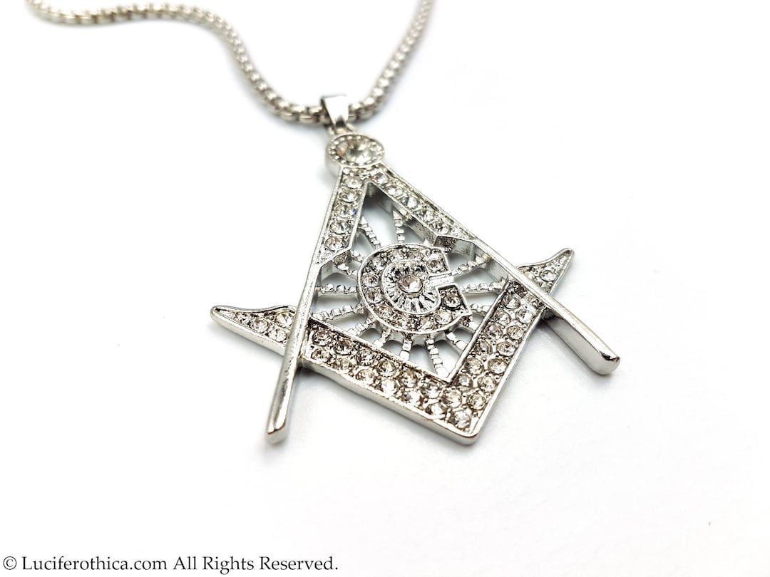 Free Mason Pendant (gold/silver Colour) - Occult Golden Colour Free ...