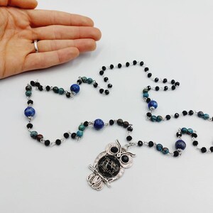 Sigil of Stolas Owl Rosary Necklace Occult Demon Solomon - Etsy