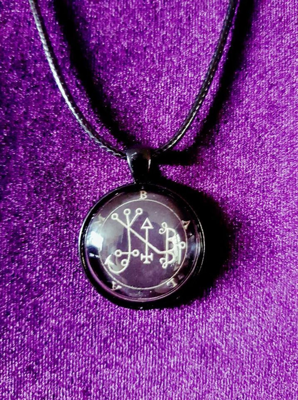 Sigil of Balam Pendant - Occult Left Hand Path Goetia Demon Demonic ...