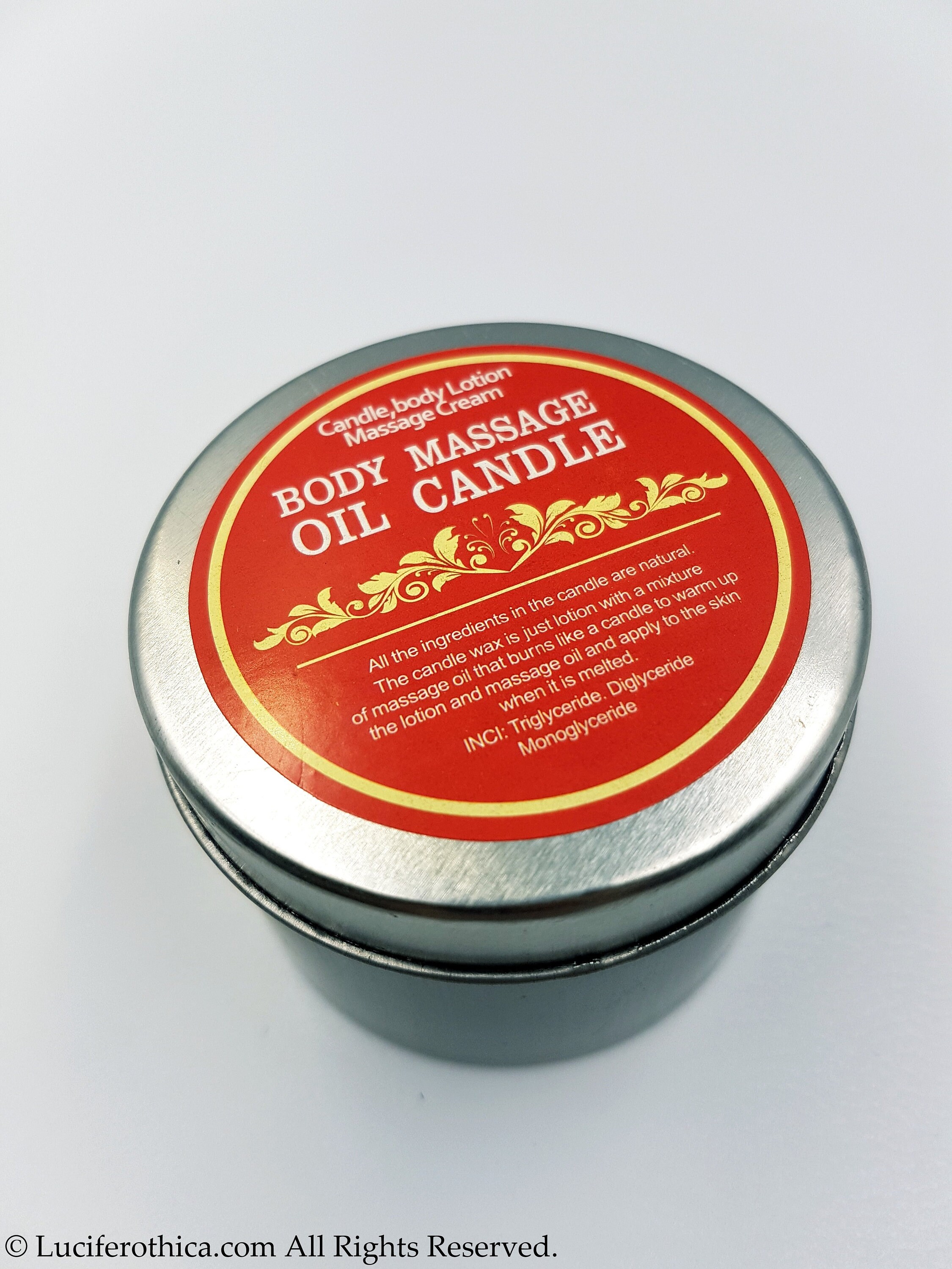 Body Massage Oil Candle