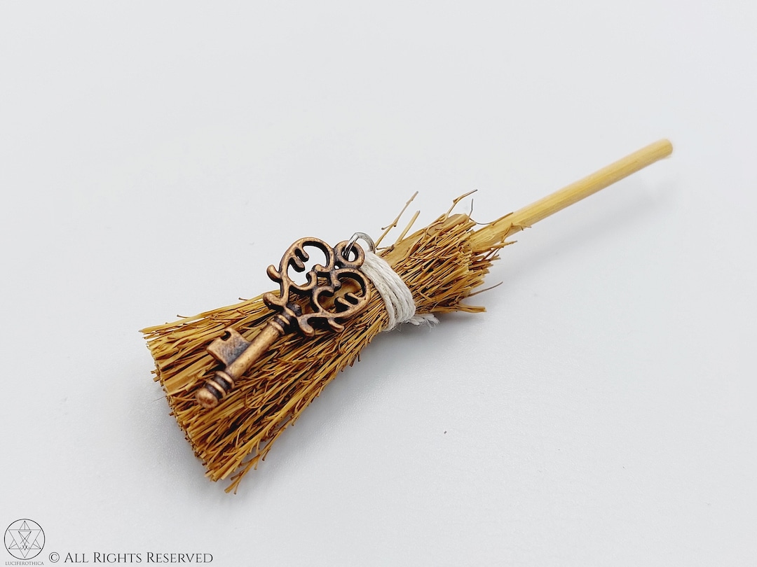 Mini Altar Besom With Hekate's Key Charm - Small Altar Ritual Tools ...