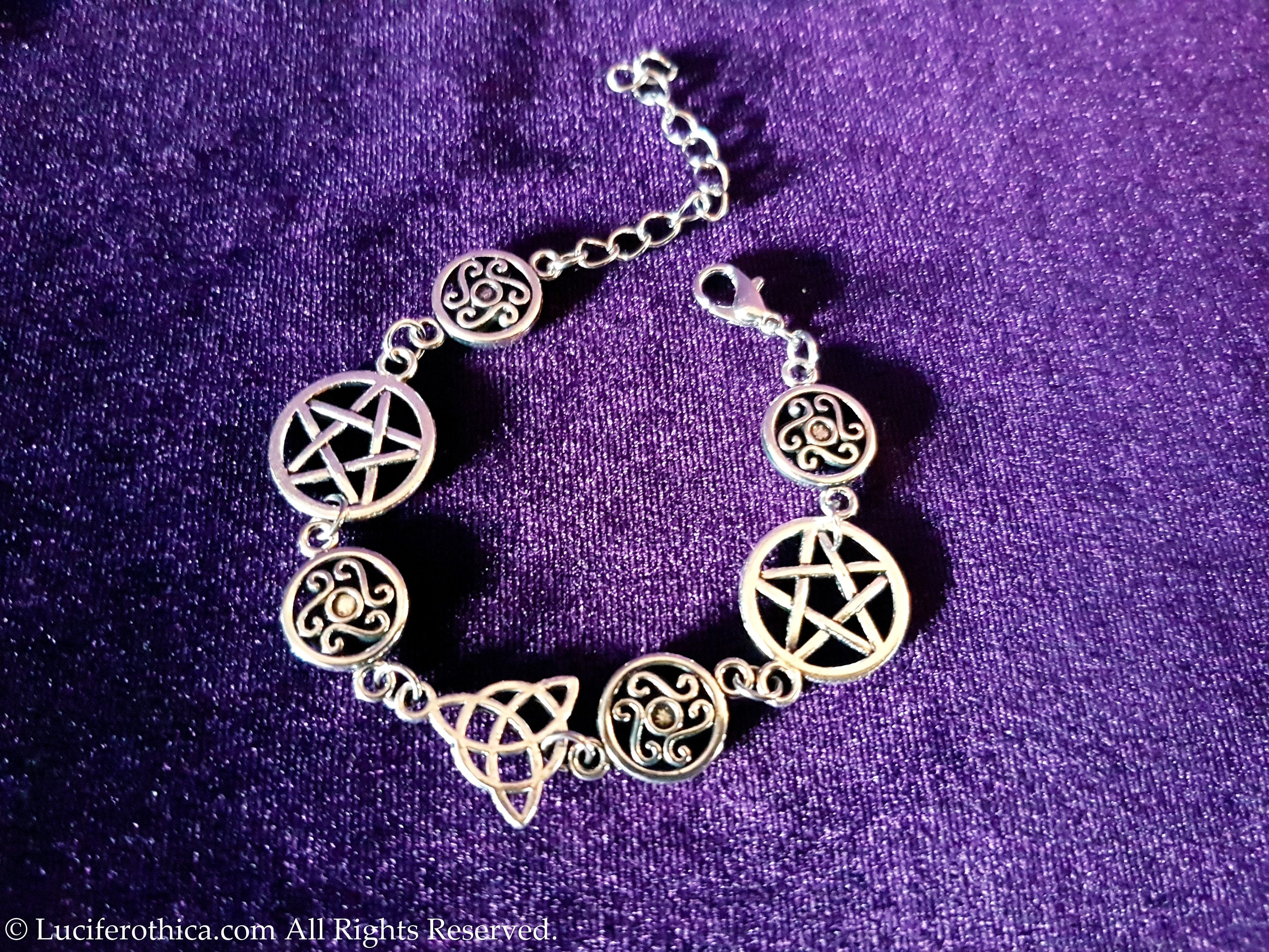Pagan Pentagram Bracelet