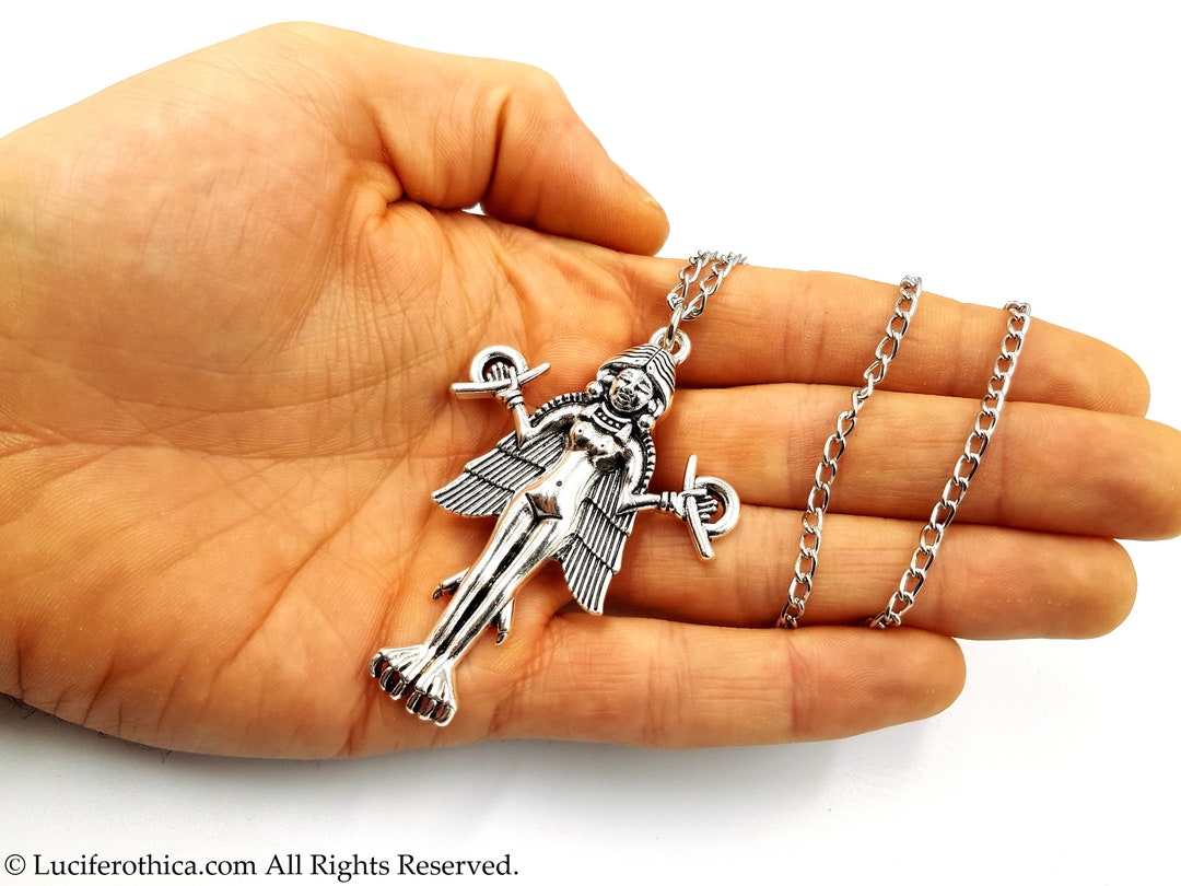 Lilith | Inanna | Ishtar Pendant Necklace (big Size) - Ereshkigal ...