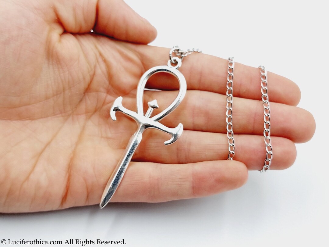 Vampire Ankh Pendant (large Version) - Occult Goth Gothic Dracula Order ...