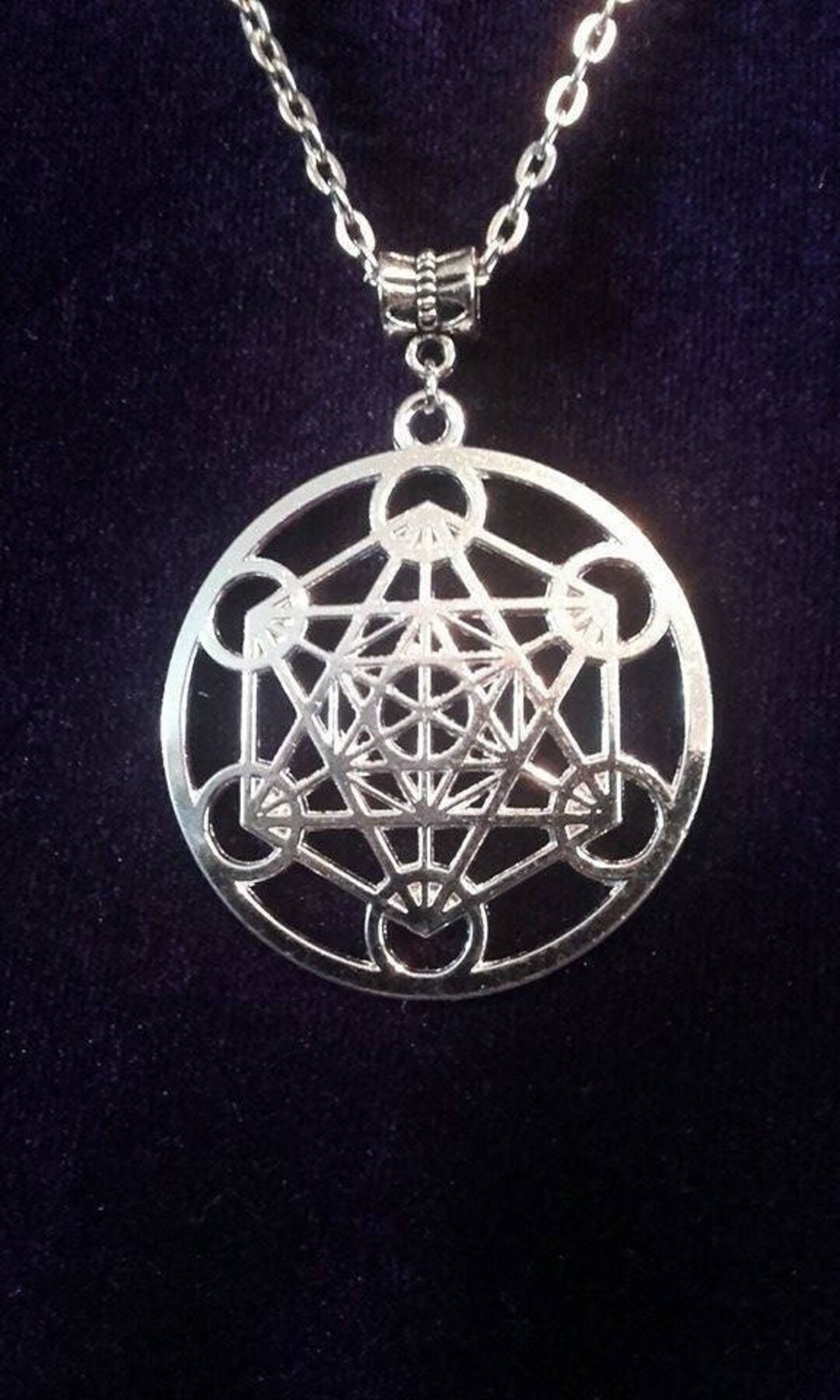 Luciferian Metatron Matrix Necklace - Early Design Merkabah Sigil of ...