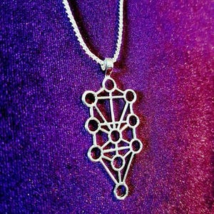 Sephiroth / Qliphoth Collar cábala oculta Kabbalah árbol cabalístico de ...