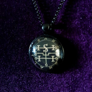 Sigil of Andromalius Necklace - Occult Left Hand Path Goetia Demon ...