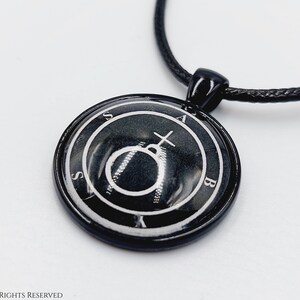 Sigil of Abyss Pendant - Lord of Chaos Occult Necklace Demonolatry Seal ...