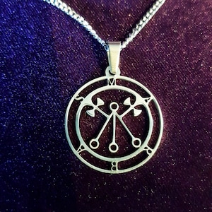 Sigil of Marbas Pendant (stainless Steel) - Occult Left Hand Path ...